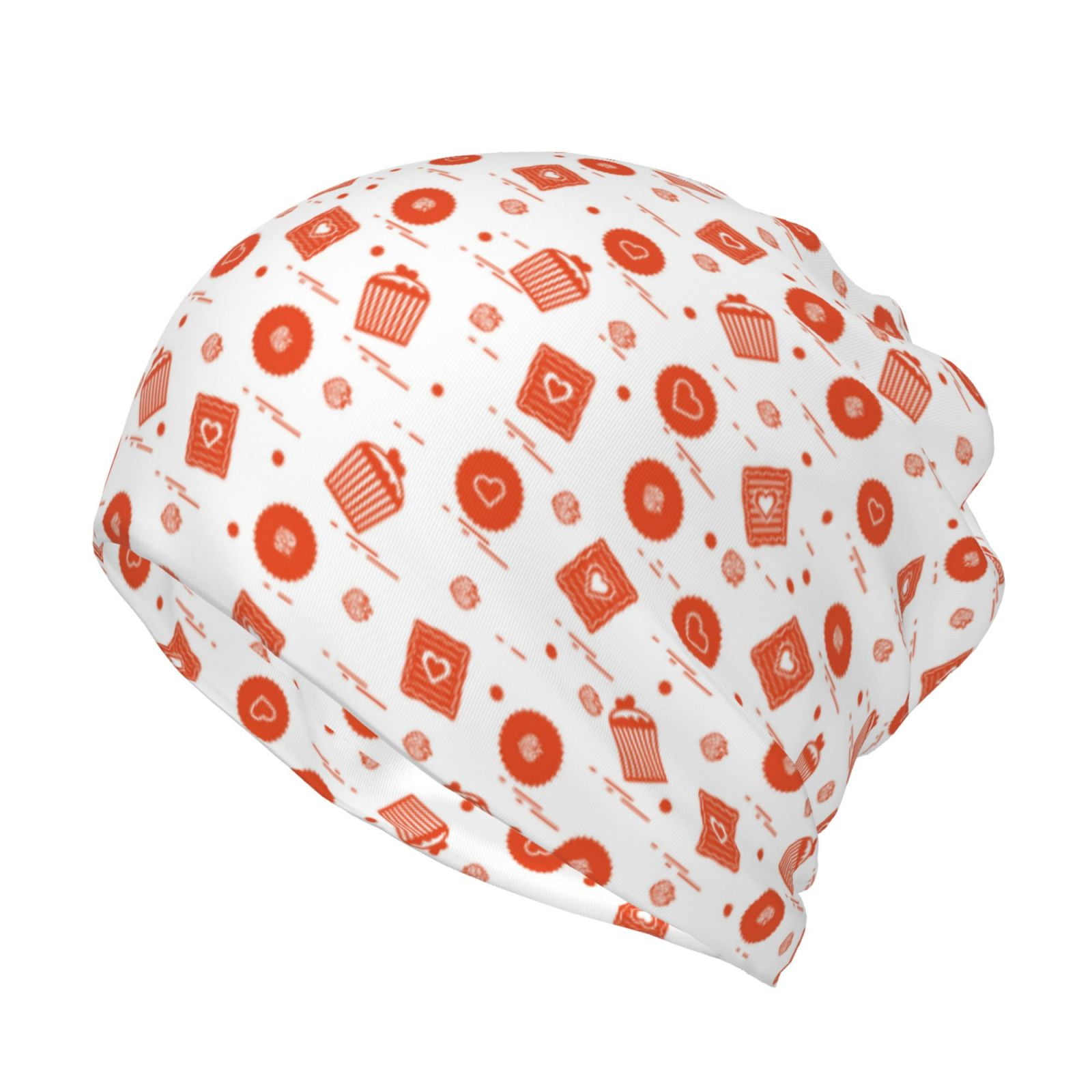 Yiaed Pastry Print Multifunction Beanie Hats for Women Men Slouchy Knit ...