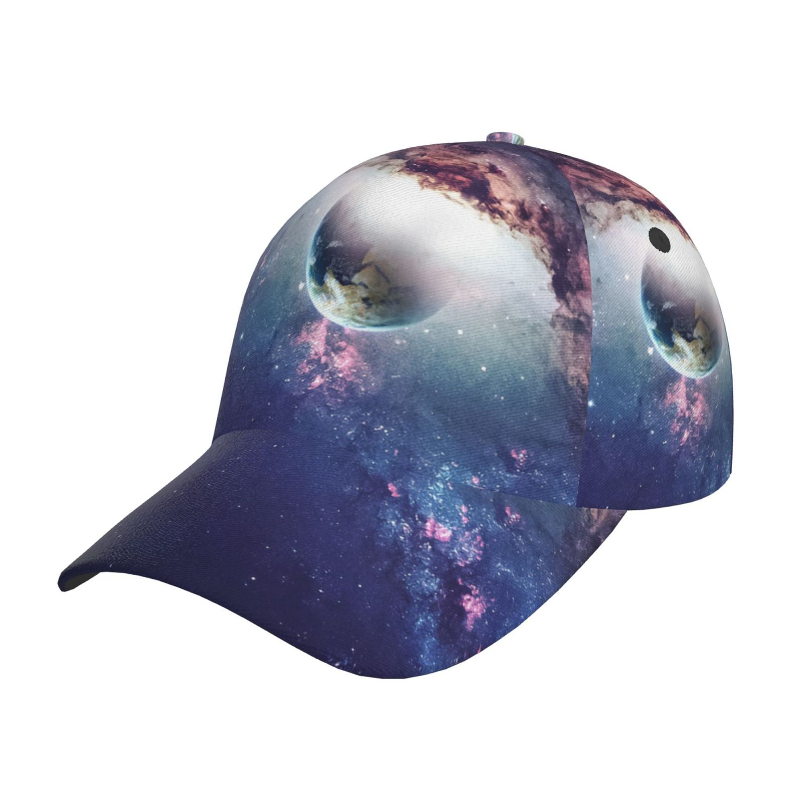 Yiaed Planets Stars And Galaxies Print Cap Adjustable Size for Running ...
