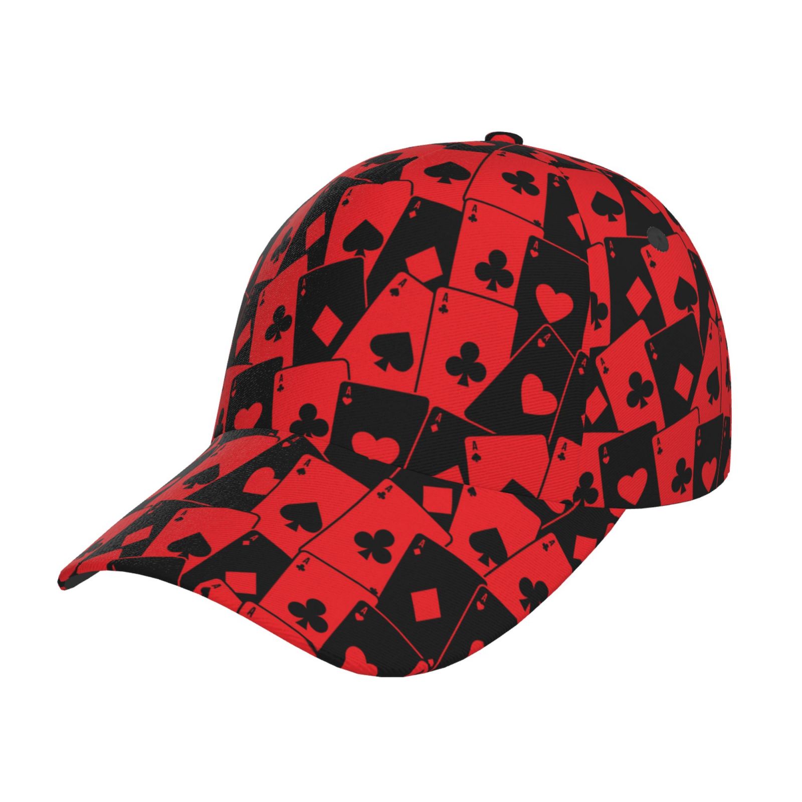 Yiaed Playing Cards Print Cap Adjustable Size for Running Workouts and ...