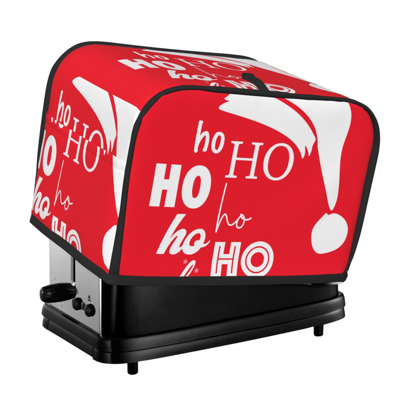 Yiaed Saying Ho Ho Ho Print Two Slice Bread Machine Cover, Universal ...