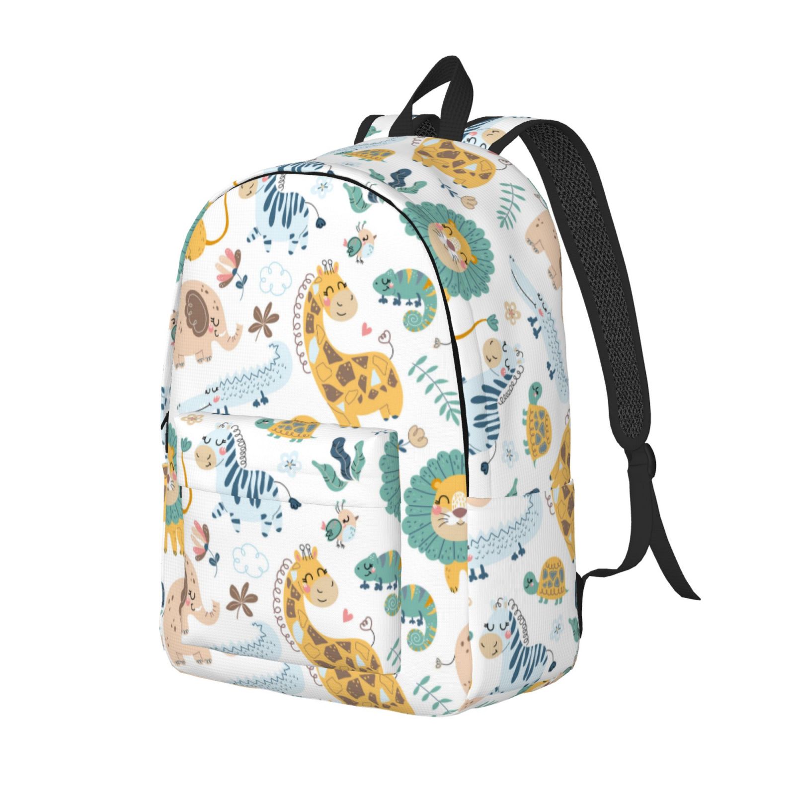 Yiaed Scandinavian Africa Print Laptop Backpack Travel Canvas Backpack ...