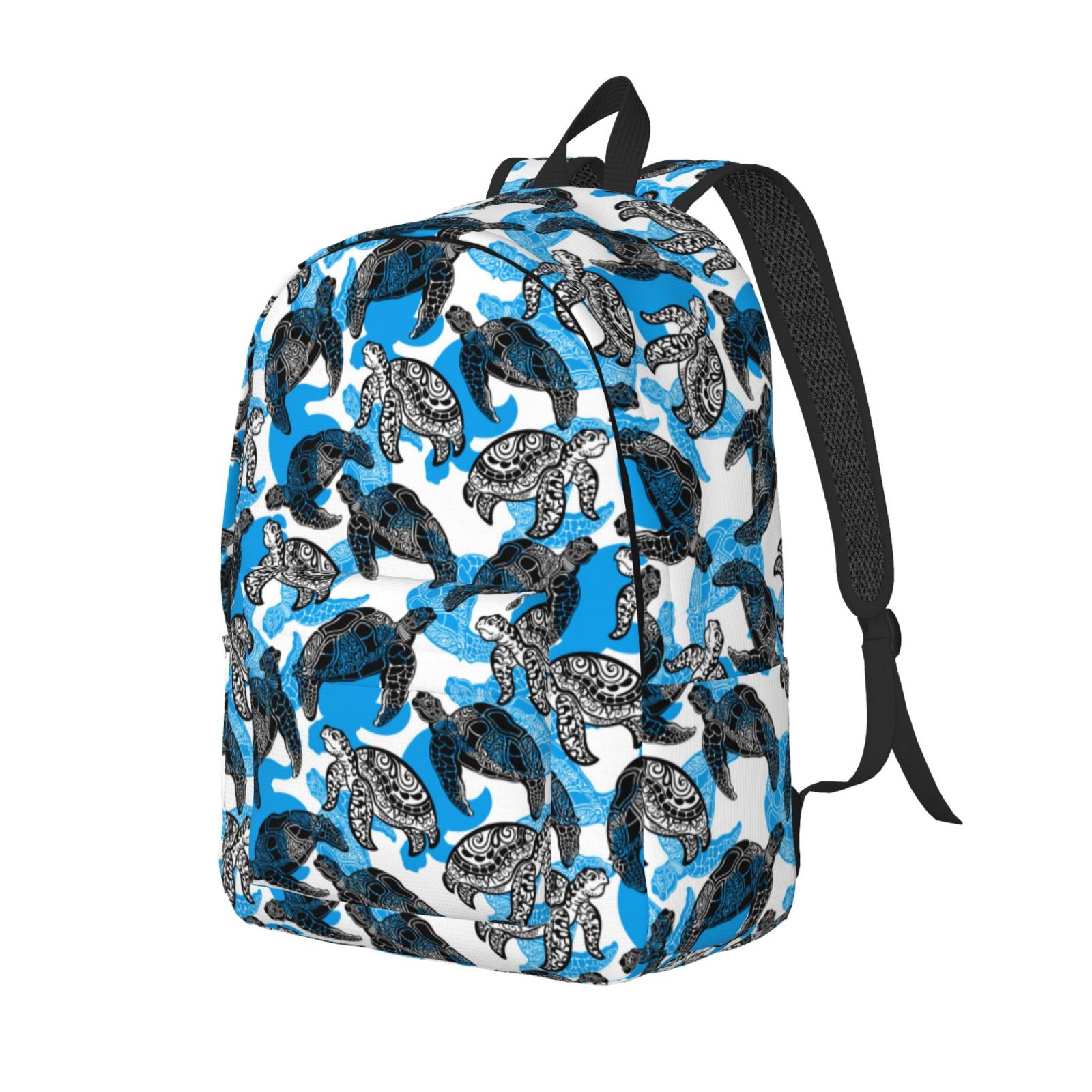 Yiaed Sea Turtle Life Print Print Laptop Backpack Travel Canvas ...