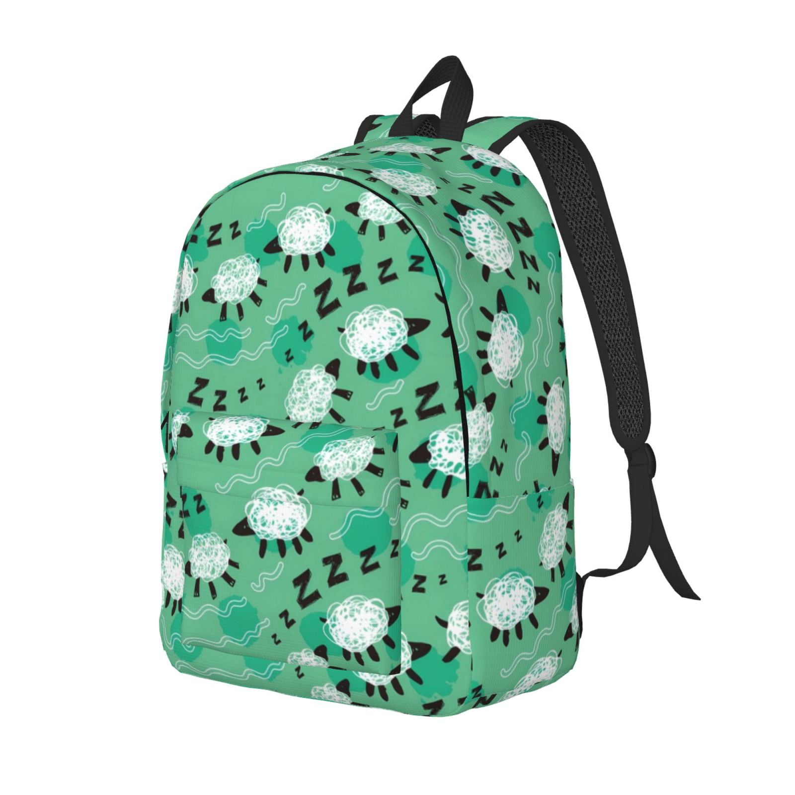 Yiaed Sheep Zzz Print Laptop Backpack Travel Canvas Backpack Vintage ...
