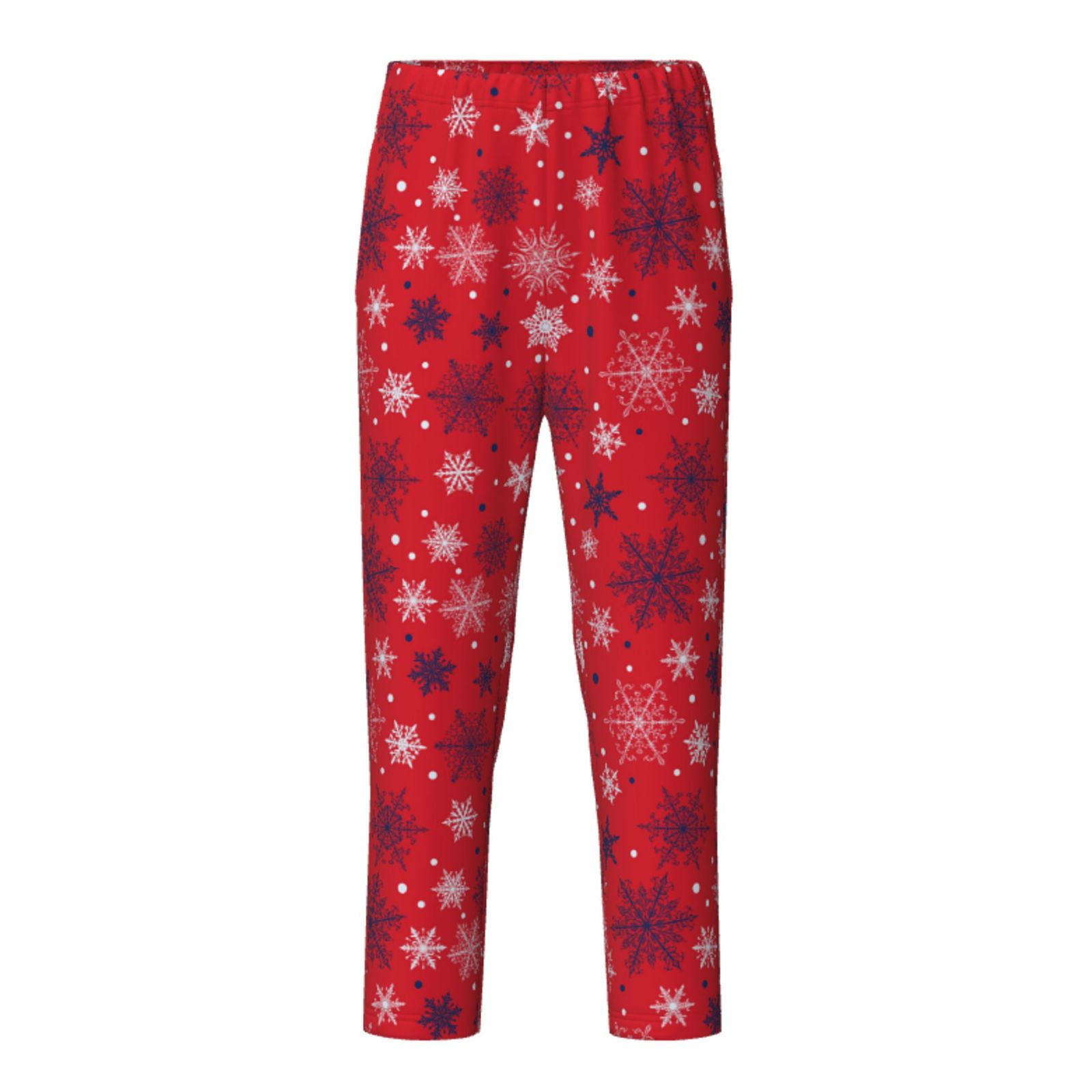 Yiaed Snowflake Symphony Print Teenagers' Lounge Pants, Loose PJ ...