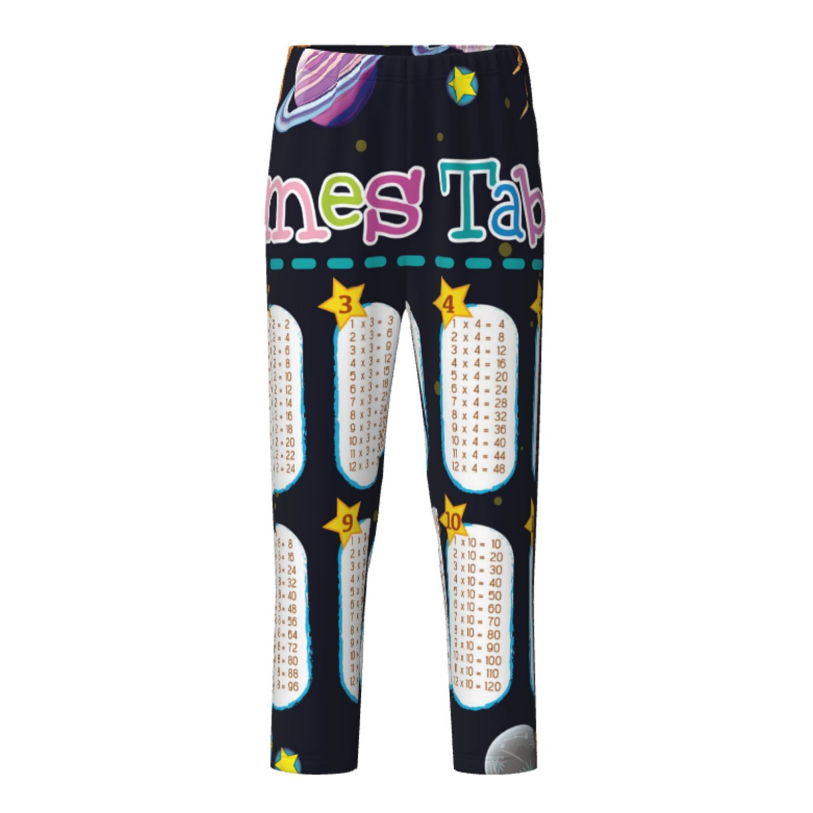 Yiaed Space Math Times Tables Print Teenagers' Lounge Pants, Loose PJ ...