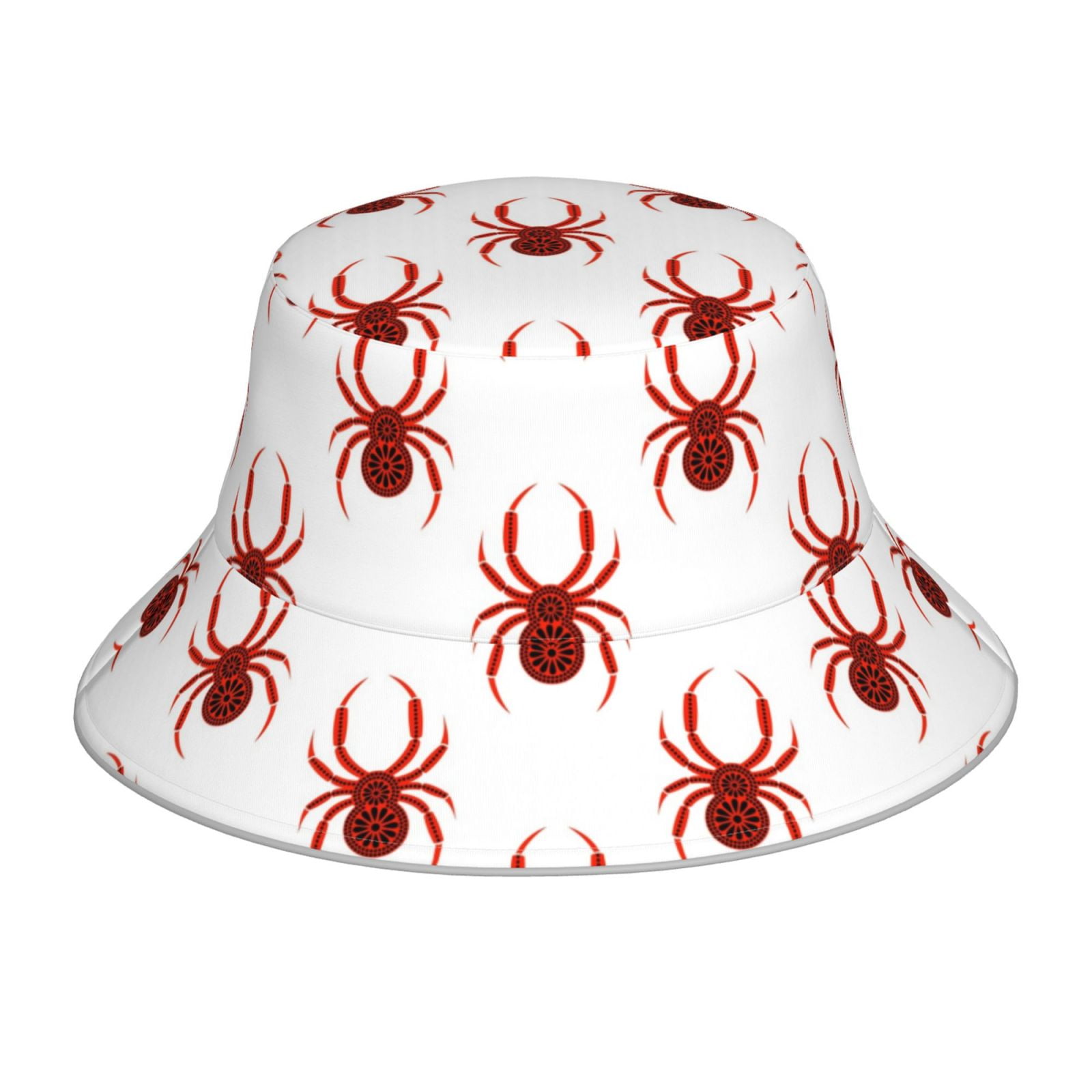 Yiaed Spiders Insects Print Reflective Stripe Bucket Hat Unisex Funny ...