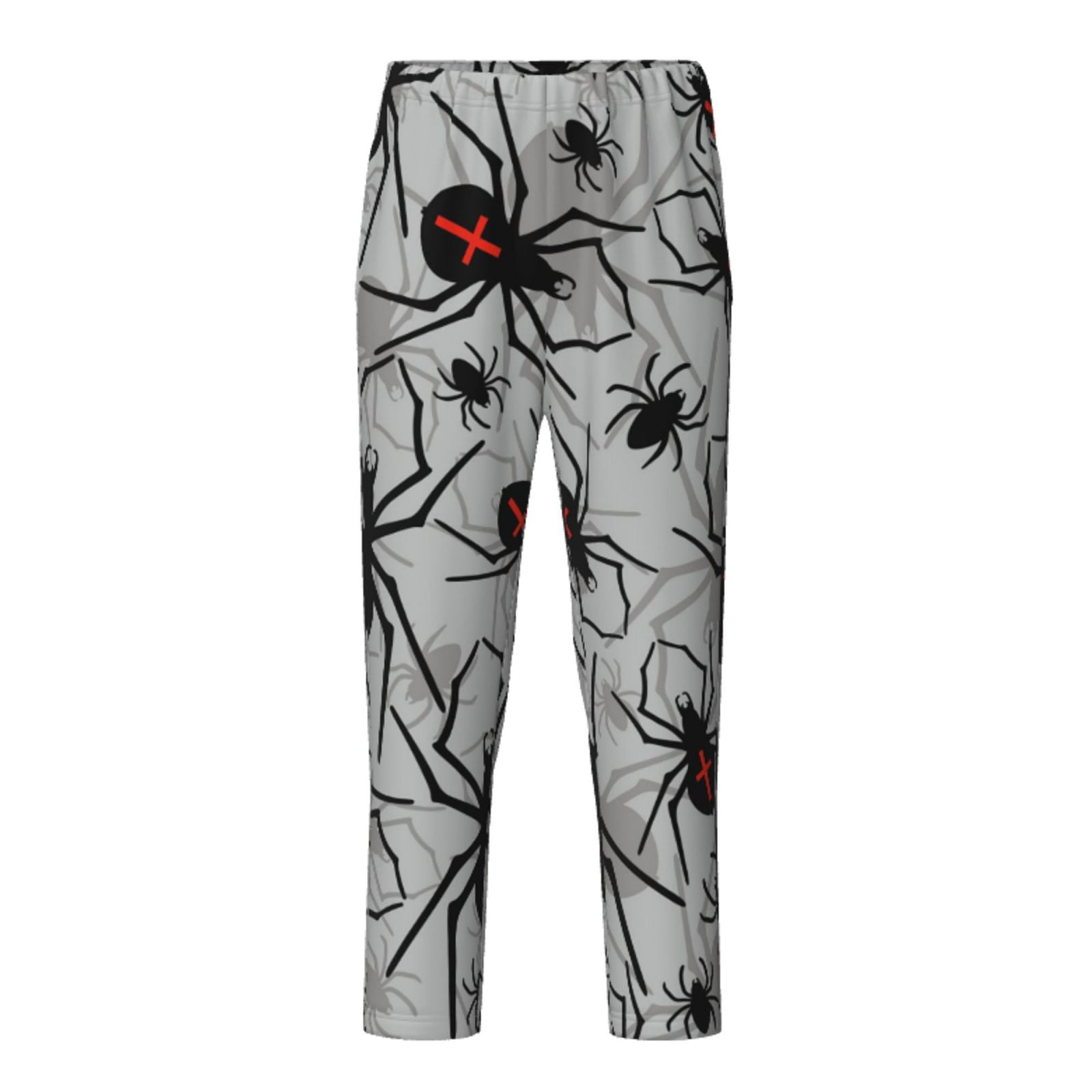 Yiaed Spiders Print Teenagers' Lounge Pants, Loose PJ Bottoms, Long ...