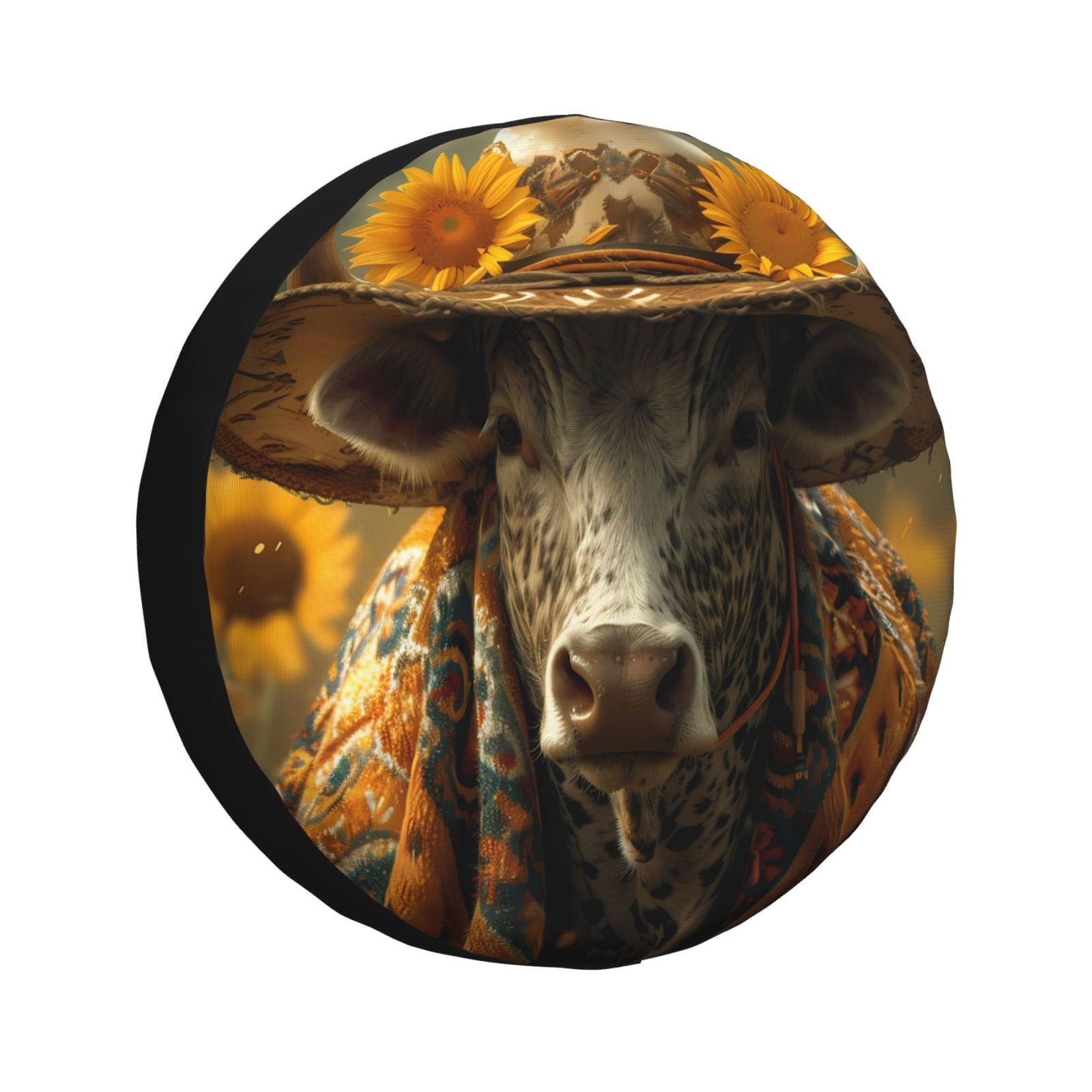 Yiaed Sunflower Cowboy Hat Cow 标题-15 inch - Walmart.com