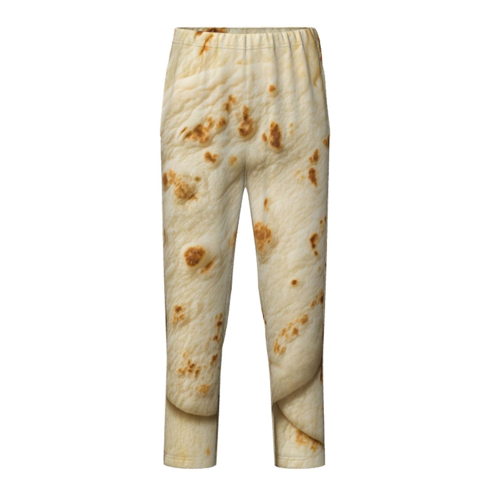 Yiaed Taco Tortillas Print Teenagers' Lounge Pants, Loose PJ Bottoms ...
