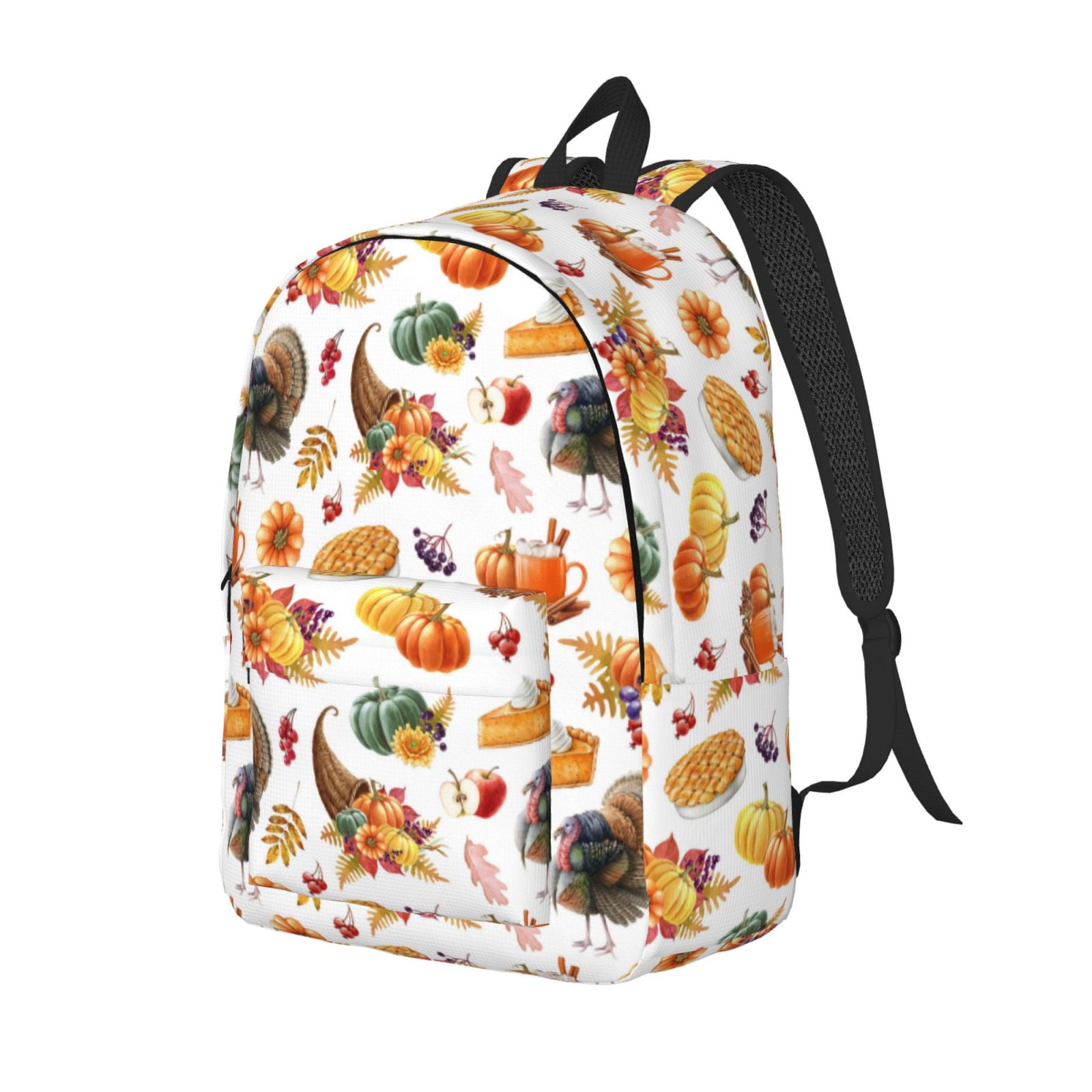 Yiaed Thanksgiving Turkeys 1 Print Laptop Backpack Travel Canvas ...