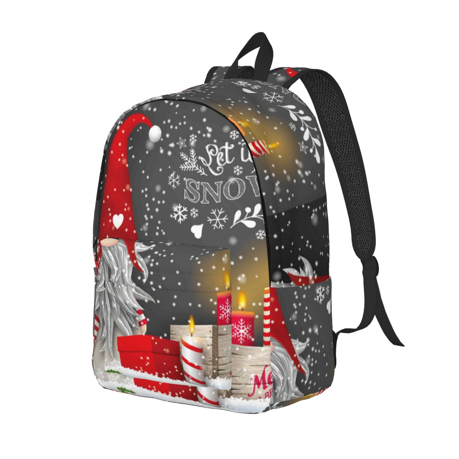 Yiaed Traditional Scandinavian Dwarf Print Print Laptop Backpack Travel ...