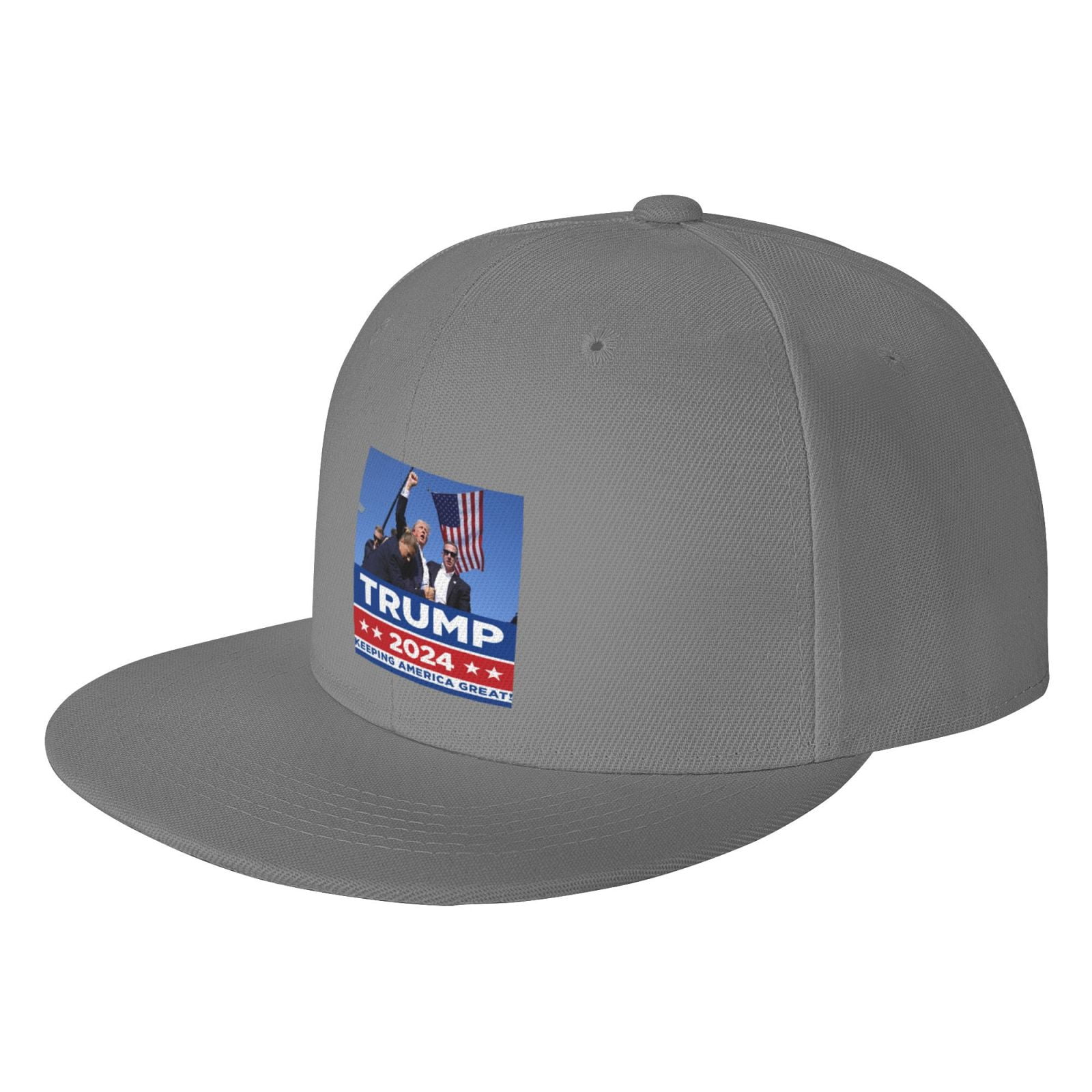 Yiaed Trump 2024 Print Classic Hat Cap Hip Hop Style Flat Bill ...