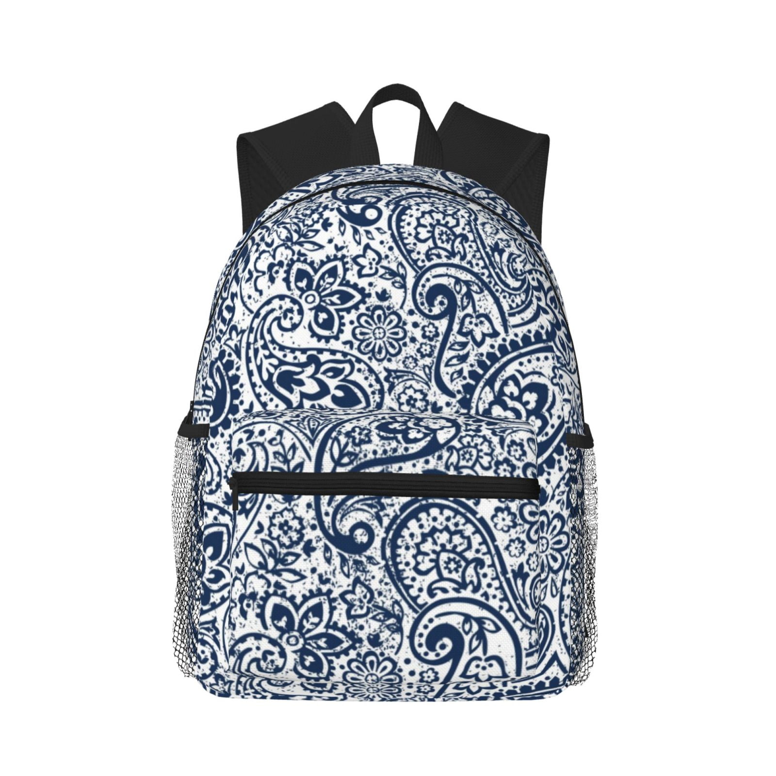 Yield Paisley4 Print Backpack for Women Men, Lightweight Casual Travel ...