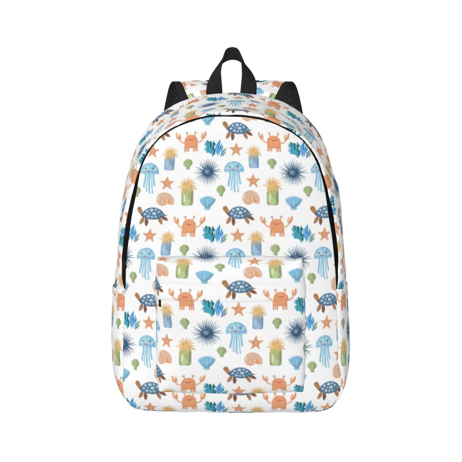 Yiaed Undersea Animals Print Backpack, Premium Laptop Backpack, Travel ...