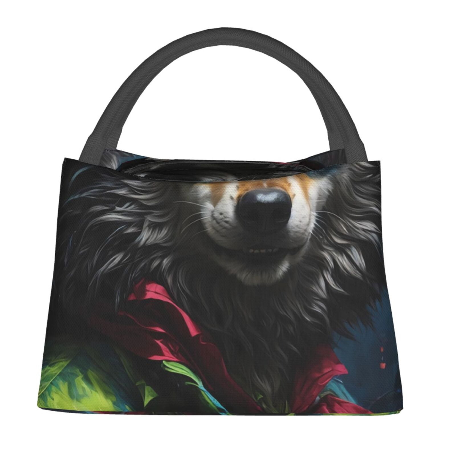 Yiaed Vintage Wolf Warrior Print Lunch box lunch bag Portable Insulated ...