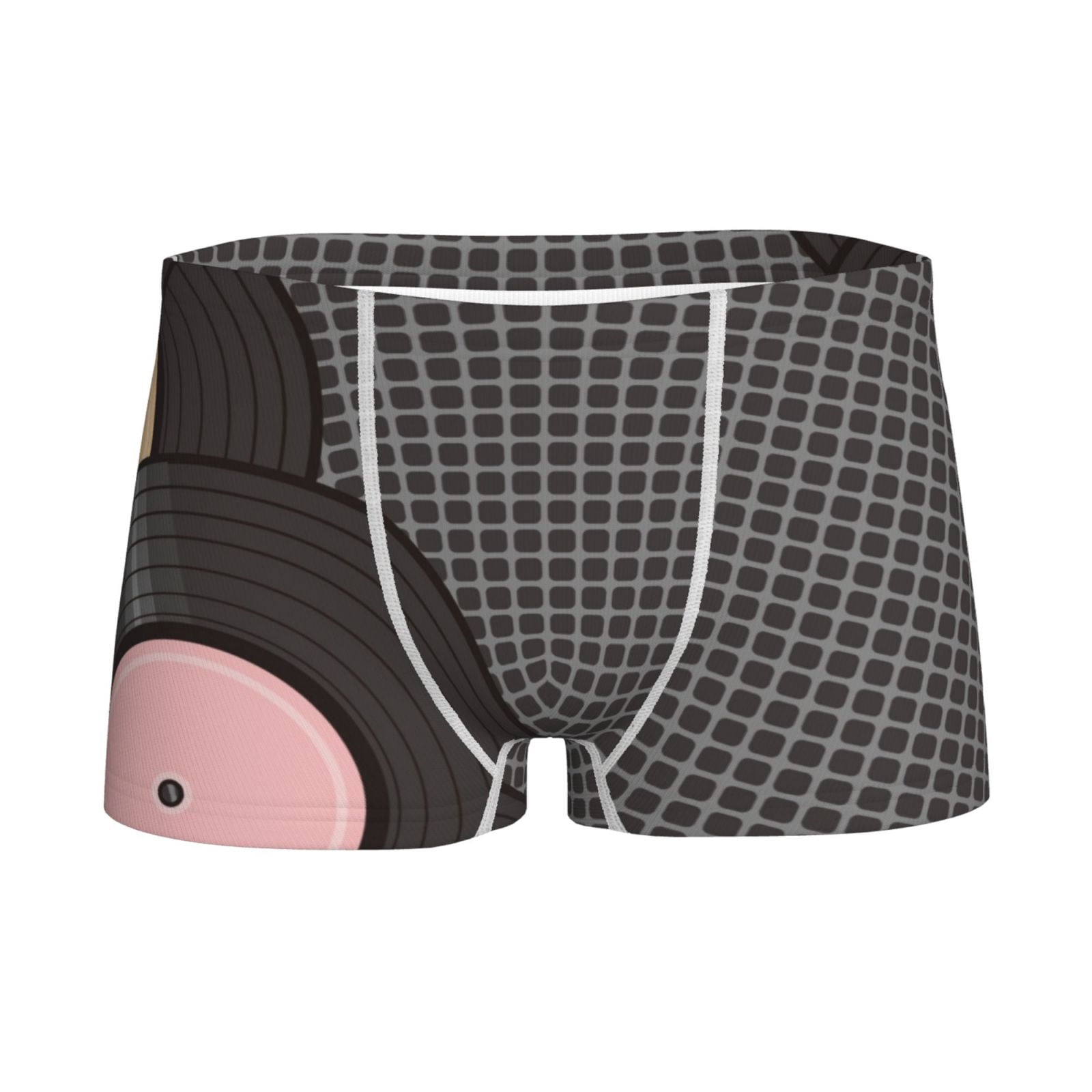 Yiaed Vinyl Records Print Boys' Boxer Briefs Cotton Casual Stretch ...