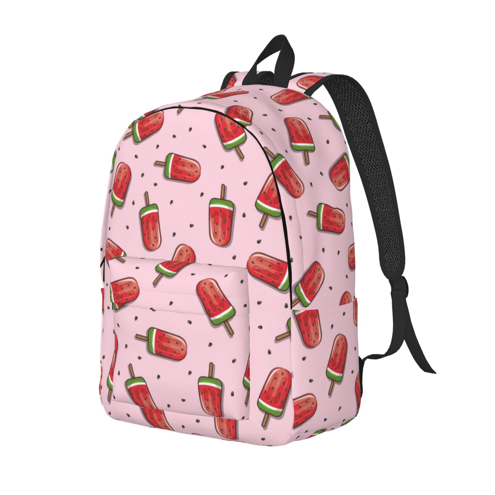 Yiaed Watermelon Ice Cream Print Print Laptop Backpack Travel Canvas ...