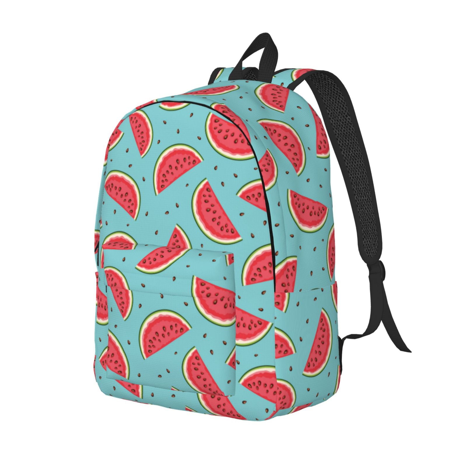 Yiaed Watermelon Print Print Laptop Backpack Travel Canvas Backpack ...