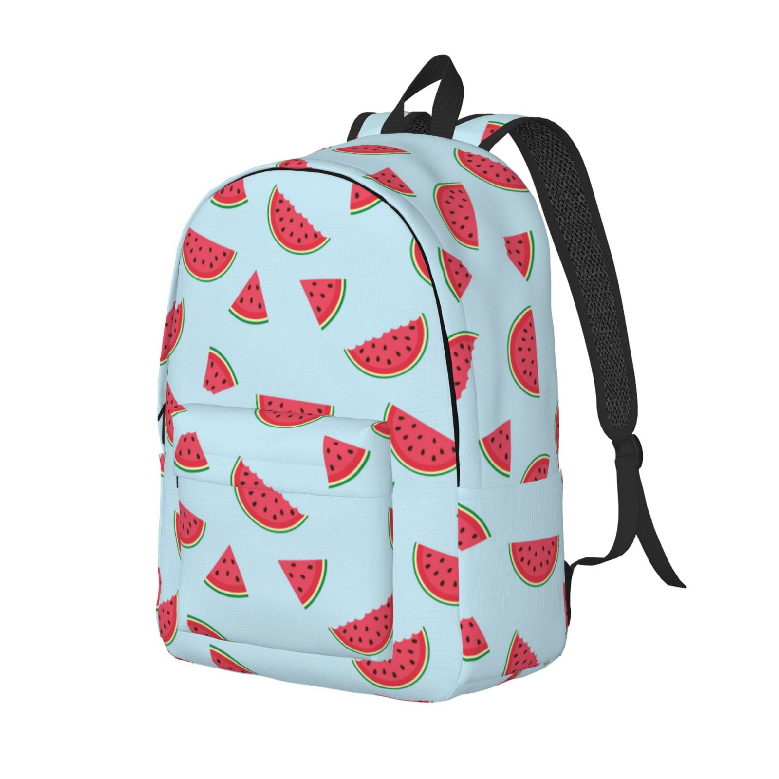 Yiaed Watermelon Print Print Laptop Backpack Travel Canvas Backpack ...