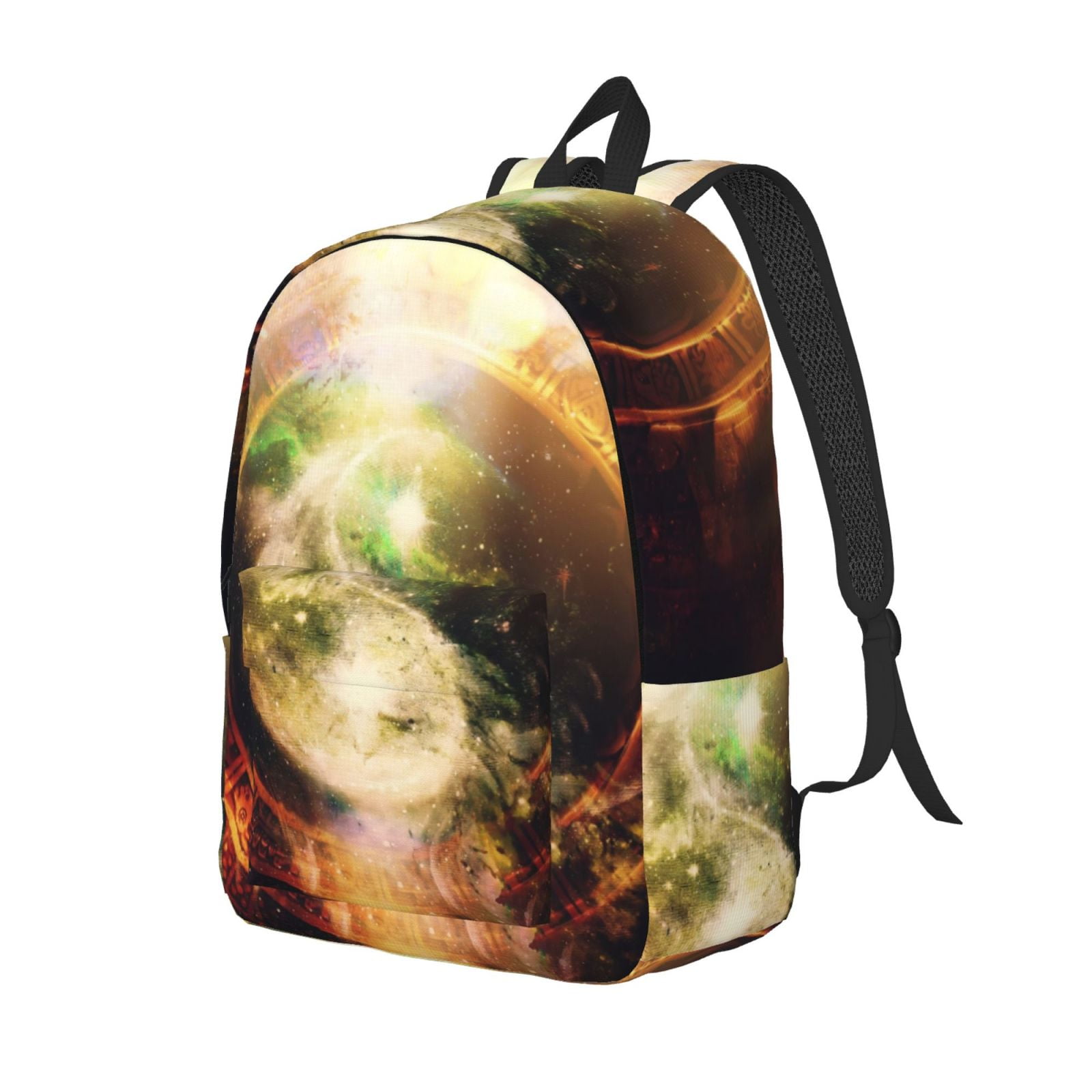 Yiaed Yin Yang 1 Print Laptop Backpack Travel Canvas Backpack Vintage ...