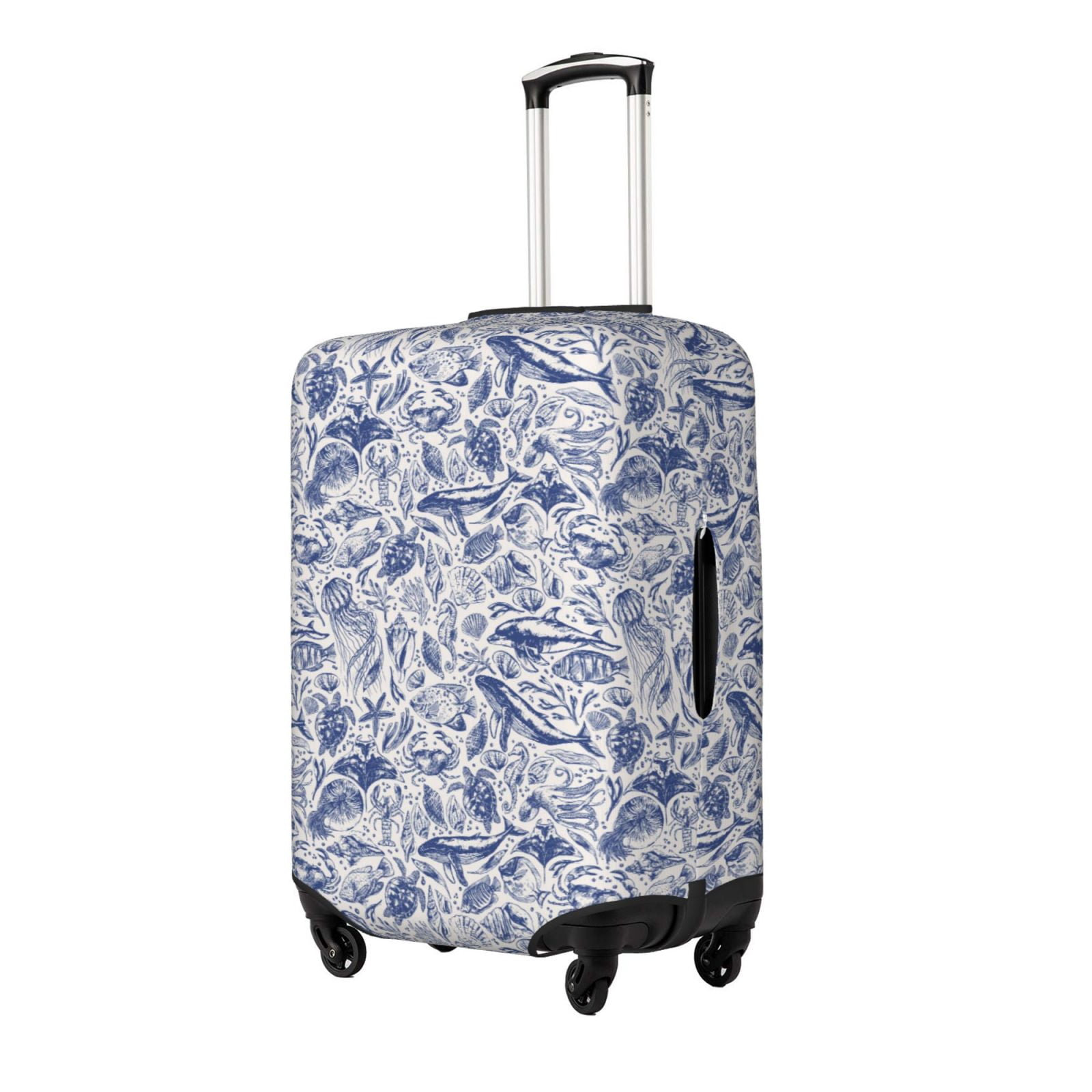Yiaed sea animals Print Travel Luggage Cover Suitcase Protector Covers ...