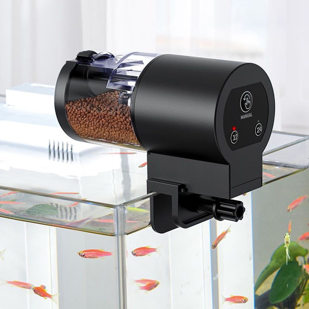 Yiaieng Auto Fish Feeder Large Capacity Timer Fish Food Dispenser for ...