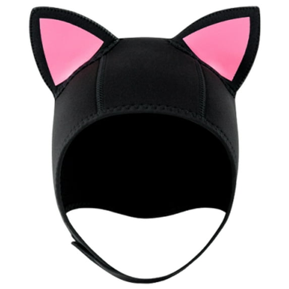 Yiaieng Cat Ears Diving Hood 3Mm Neoprene Hood Adjustable Cute Headgear ...
