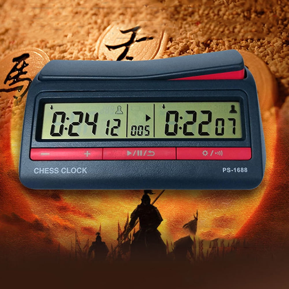 Yiaieng Chess Digital Timer, Board Game Clock Plastic Competition Timer Battery Powered for ...