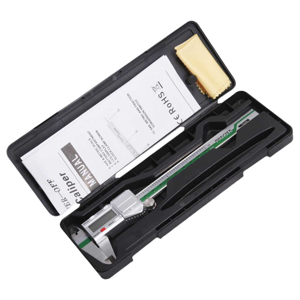 Yiaieng Digital Caliper Measuring Tool Fraction/Mm/Inch Multi-Function ...