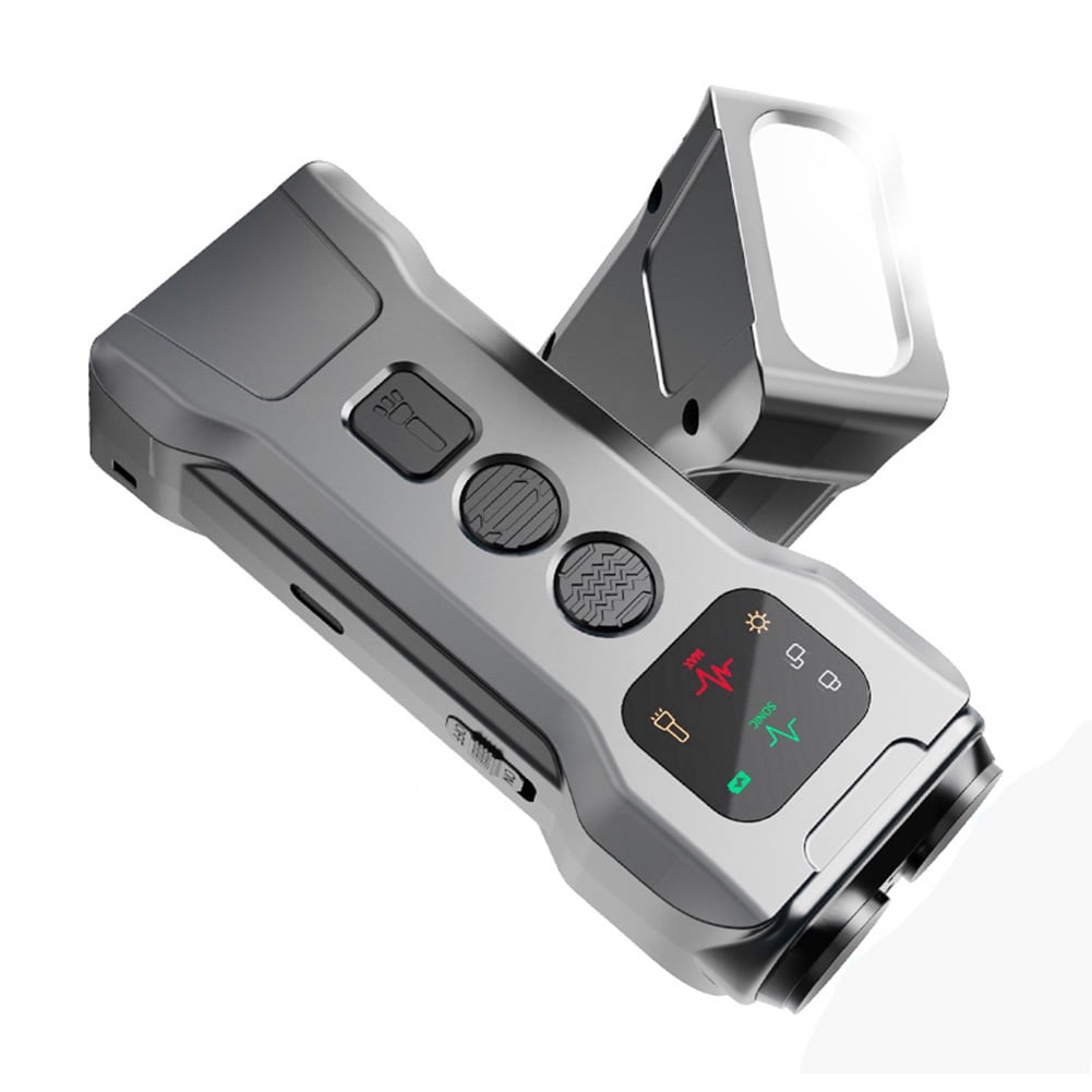 Yiaieng Double Head Dog Repeller with Led Ultrasound Dog Training ...