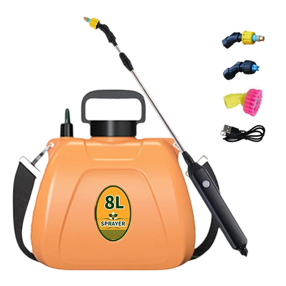 Yiaieng Electric Spray Bottle, 8L Shoulder Electric Sprayer ...