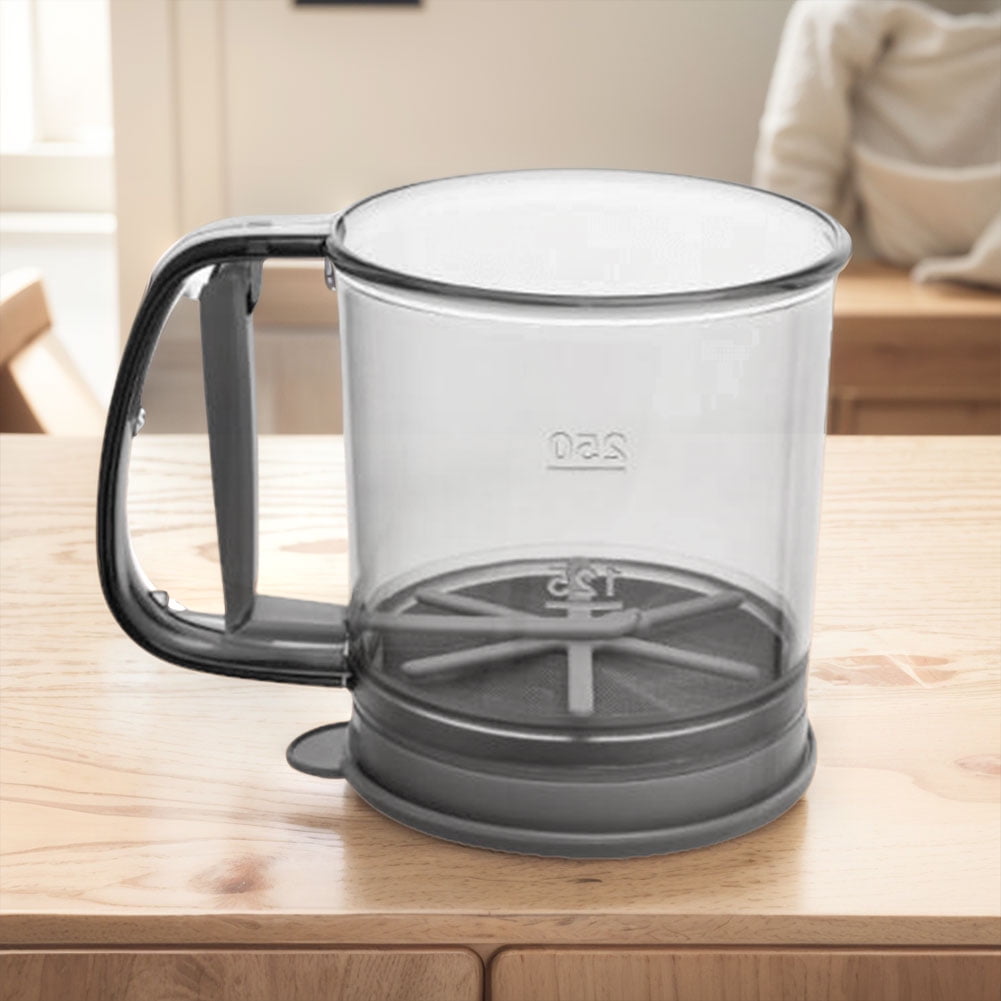 Yiaieng Flour Sifter, Hand Crank Flour Sifter Baking Sifter Sugar ...