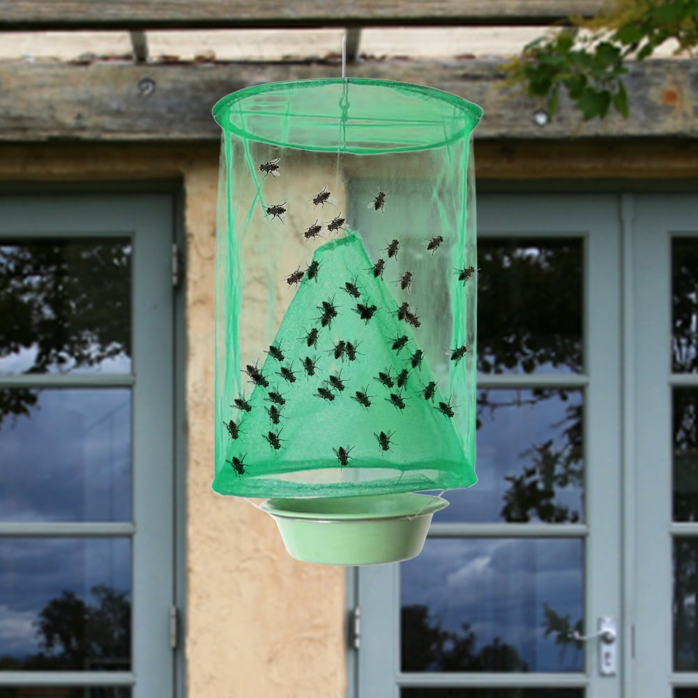 Yiaieng Fly Trap Cage, Fly Trap Cage Practical Hanging Flies Catcher ...