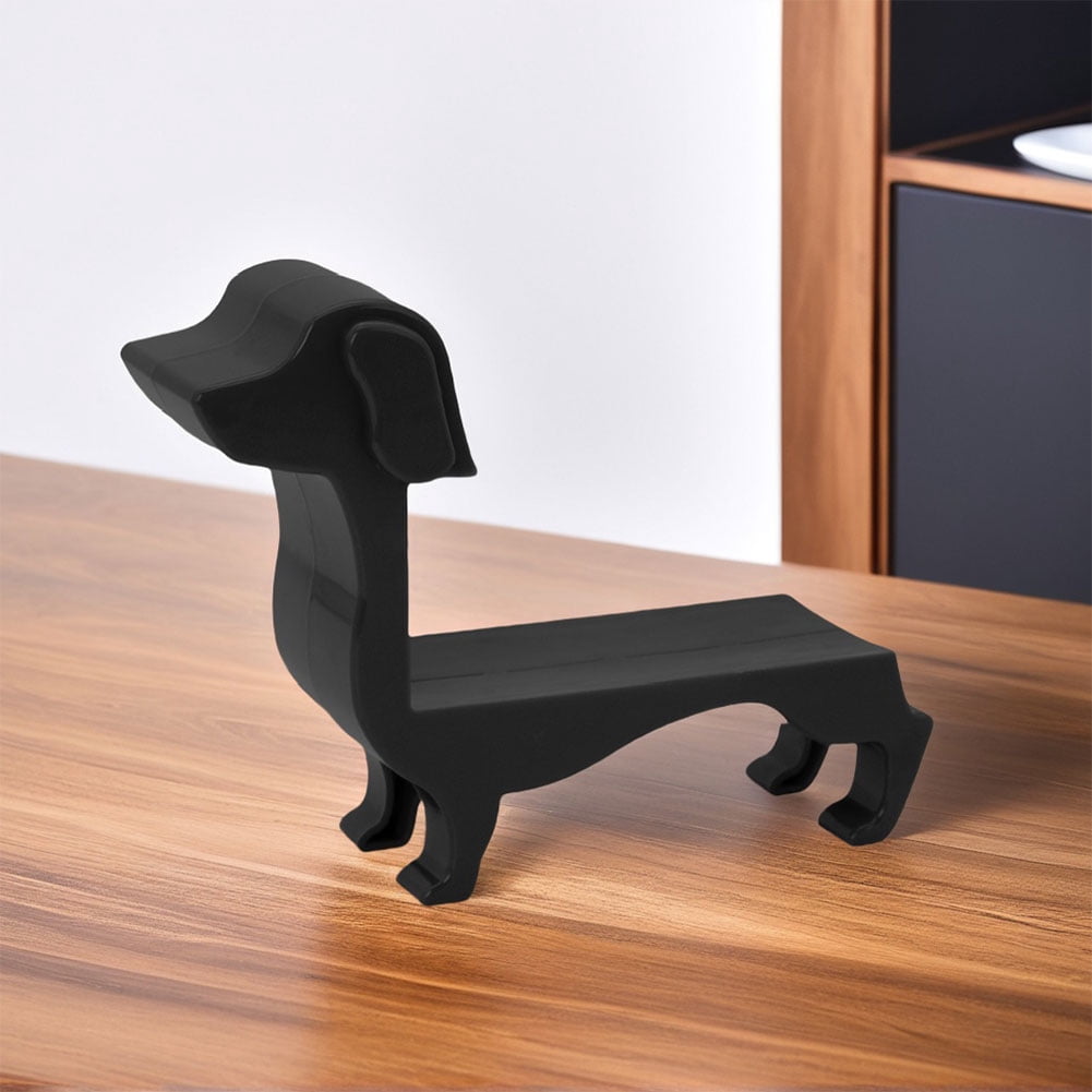 Yiaieng Funny Countertop Wine Rack, Dachshund Wine Bottle Holder Funny ...