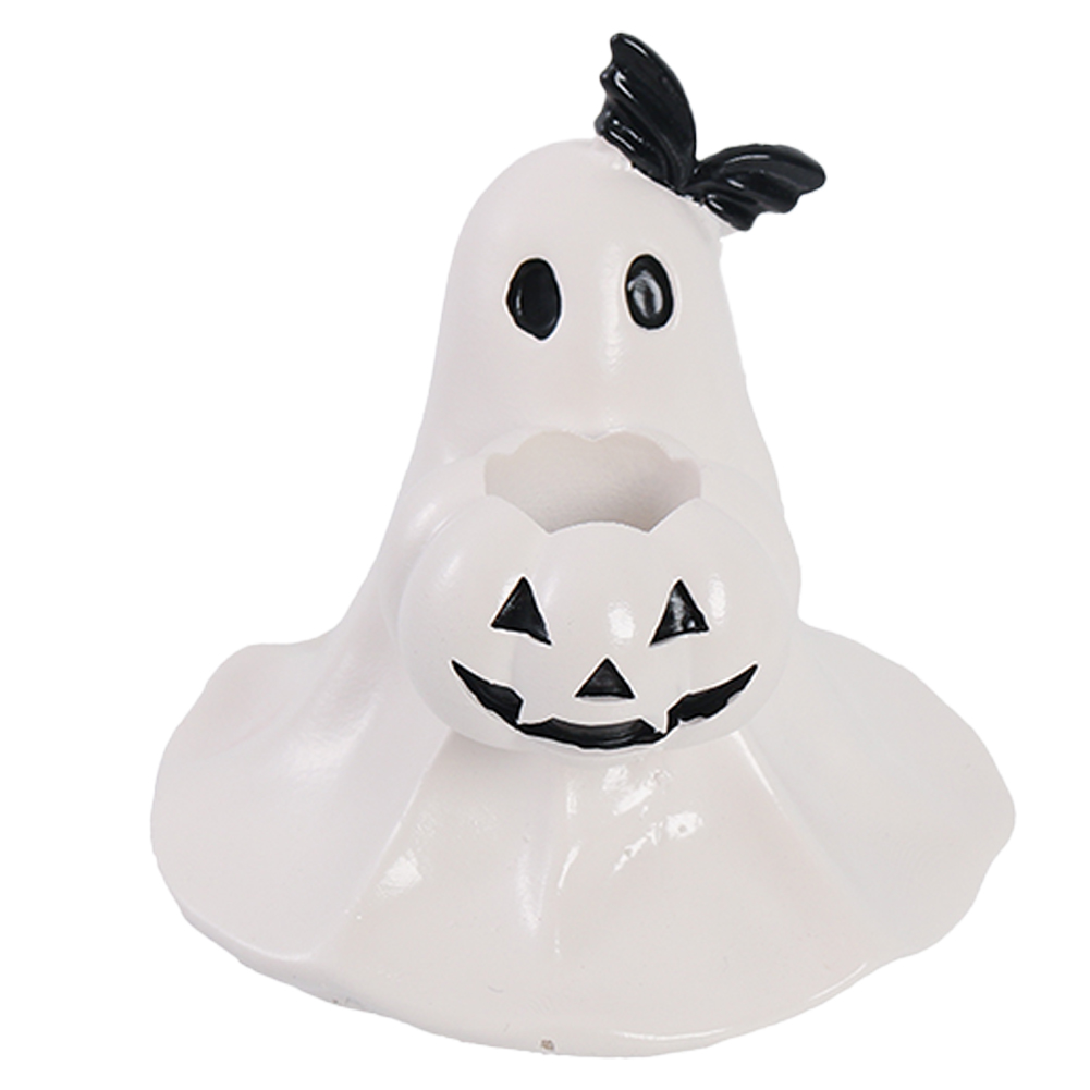 Yiaieng Halloween Ghost Decorations Indoor Halloween Ghost Candles ...