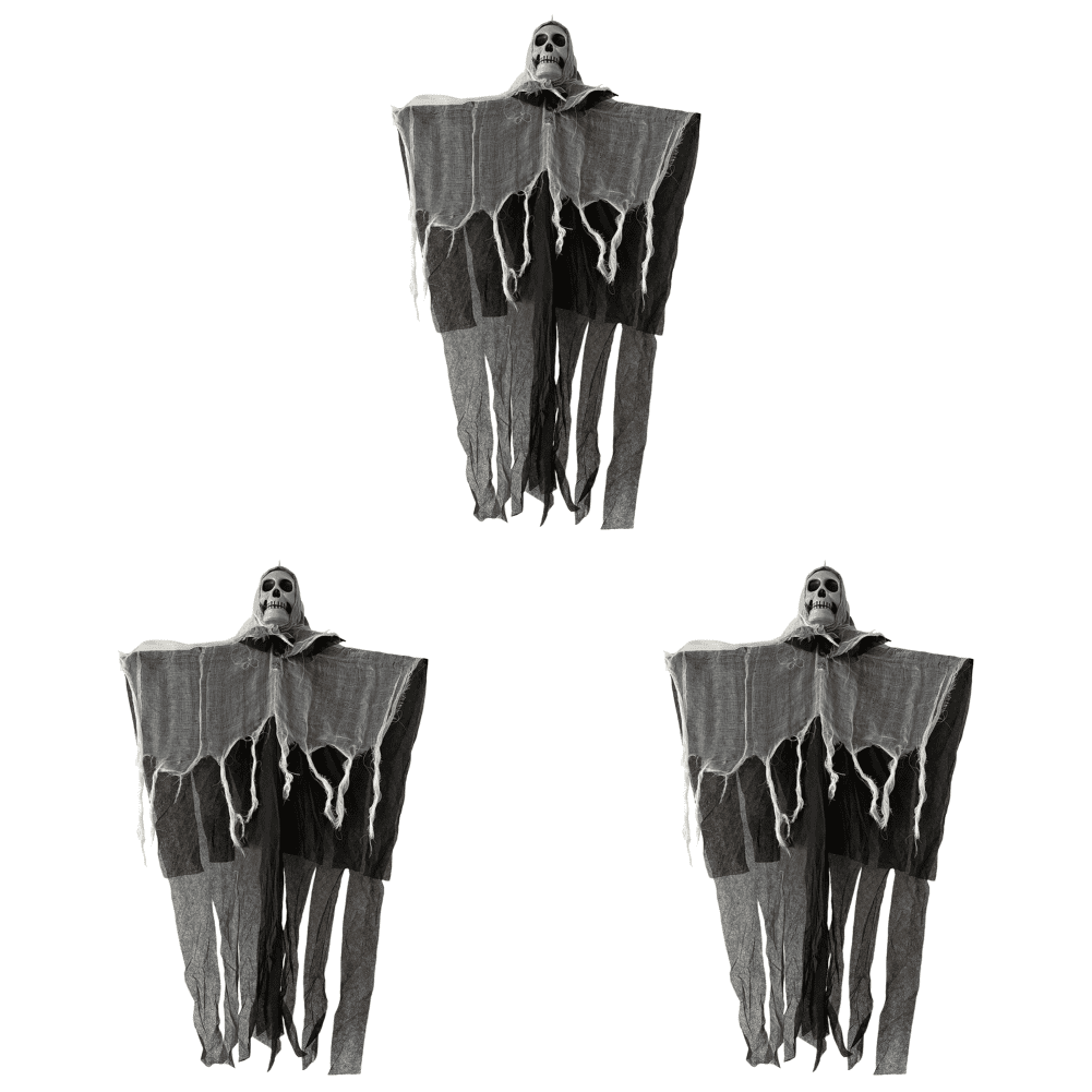 Yiaieng Halloween Hanging Ghost with Led Lights Grim Reapers Hanging ...