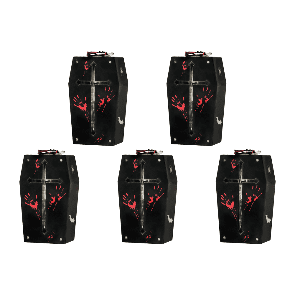 Yiaieng Halloween Sound Control Coffin Box Horror Screaming Sound Box ...