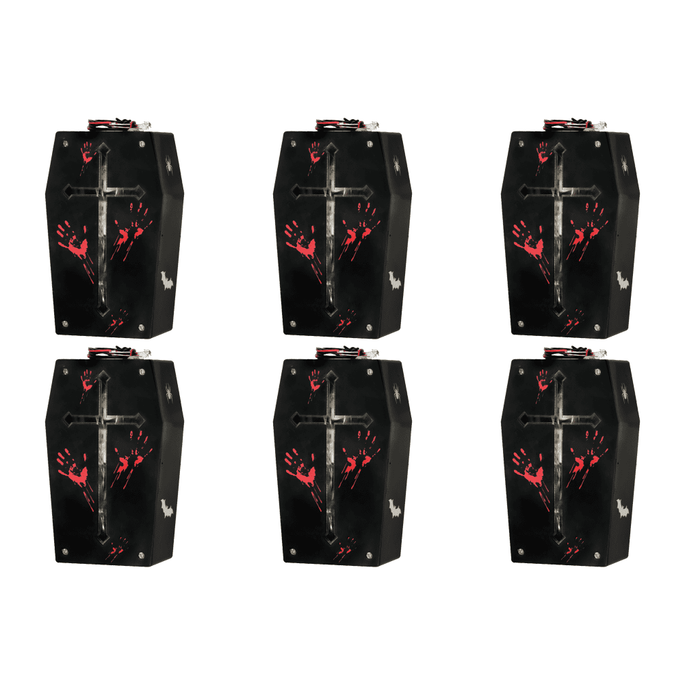 Yiaieng Halloween Sound Control Coffin Box Horror Screaming Sound Box ...