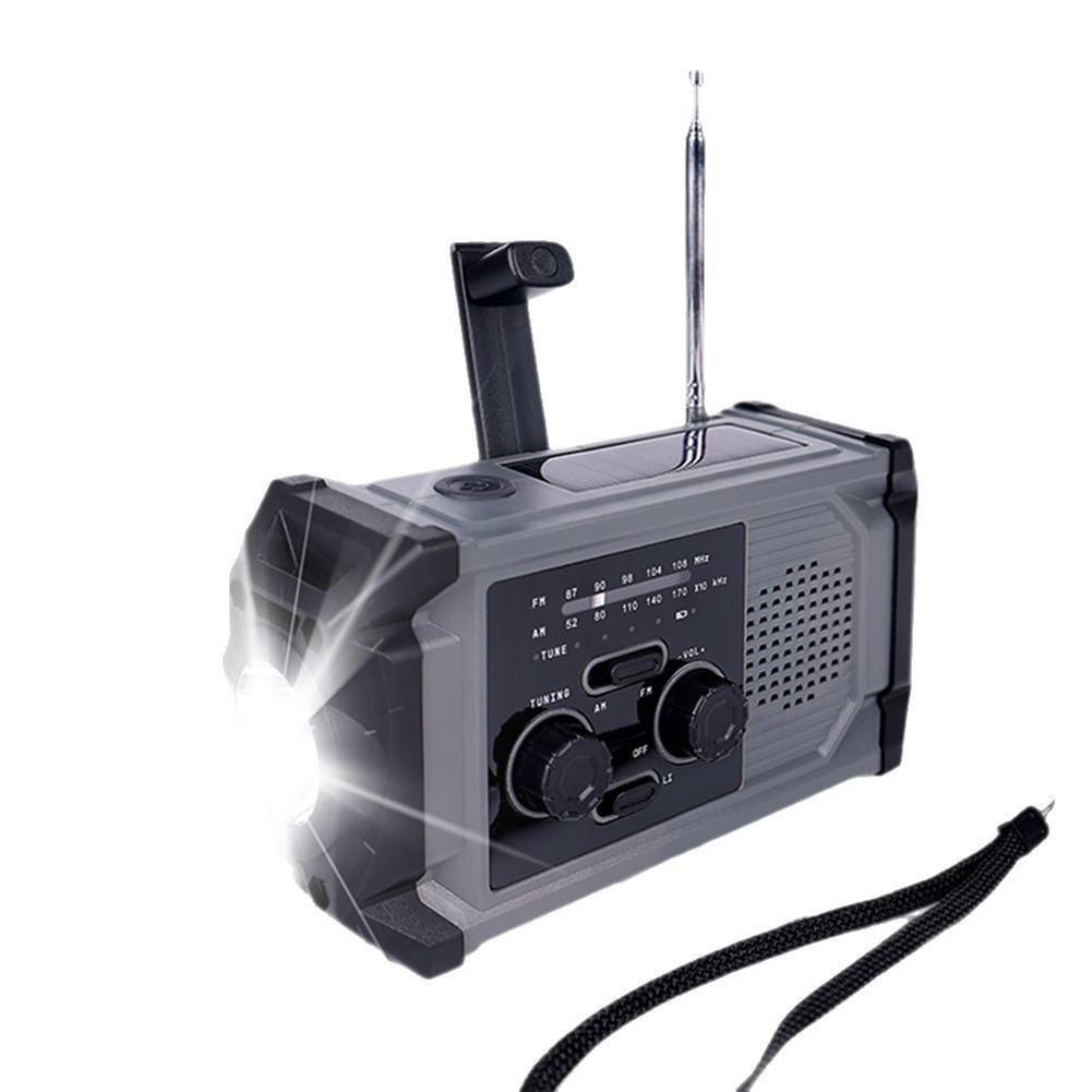 Yiaieng Hand Crank Emergency Radio Am/fm Weather Radio Solar Radio for ...