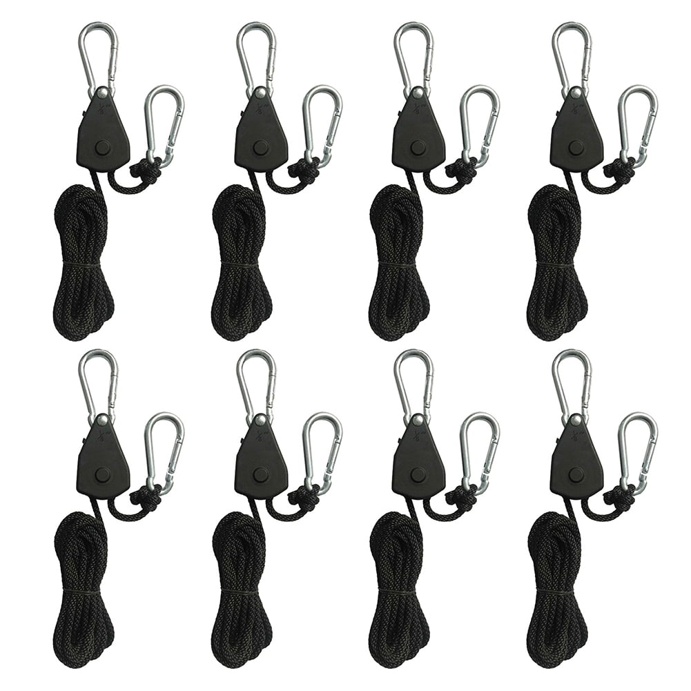 Yiaieng Hanger Pulley Ratchets Kayak Rope, 8Pcs Ratchet Locking Hanger ...