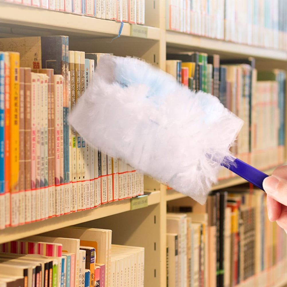 Yiaieng Microfiber Duster, Short Duster Handle with 10 Disposable ...