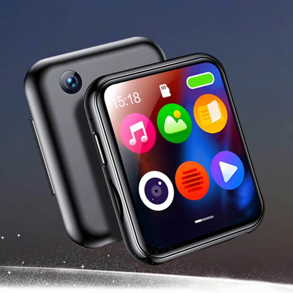 Yiaieng Mp3 Player Bt 5.4 Touch Screen Portable Player Built-In Speaker Recorder Camera ...