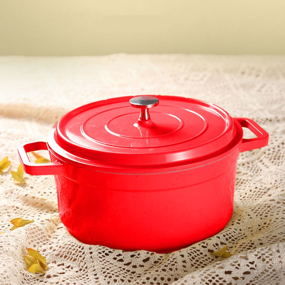 Yiaieng Non-Stick Heavy Duty Stock Pot, Enameled Dutch Oven Pot with ...