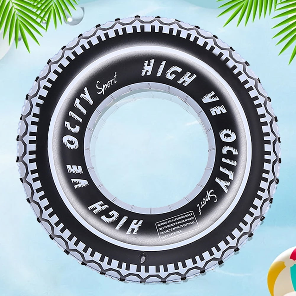 Yiaieng Pool Floating Rings, Blow up Swim Tube, Tire Pattern Leakproof ...