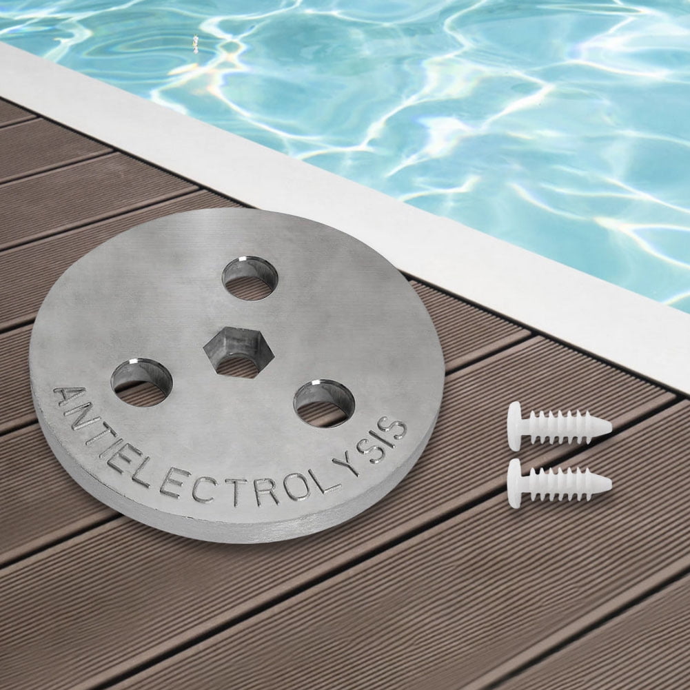 Yiaieng Pool Skimmer Zinc Anode Weight Plate Anti-Electrolysis Weight ...