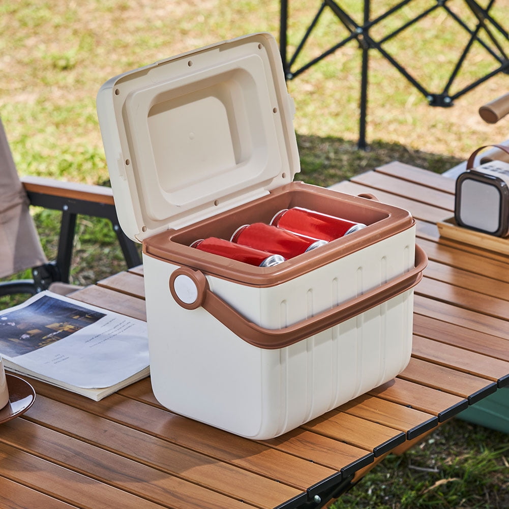 Yiaieng Portable Ice Chest Soft Coolers, 6L Camping Cooler Box ...