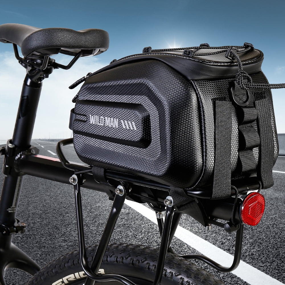 Yiaieng Portable Pannier, 4L Trunk Bag Large Capacity Bike Rear Rack ...