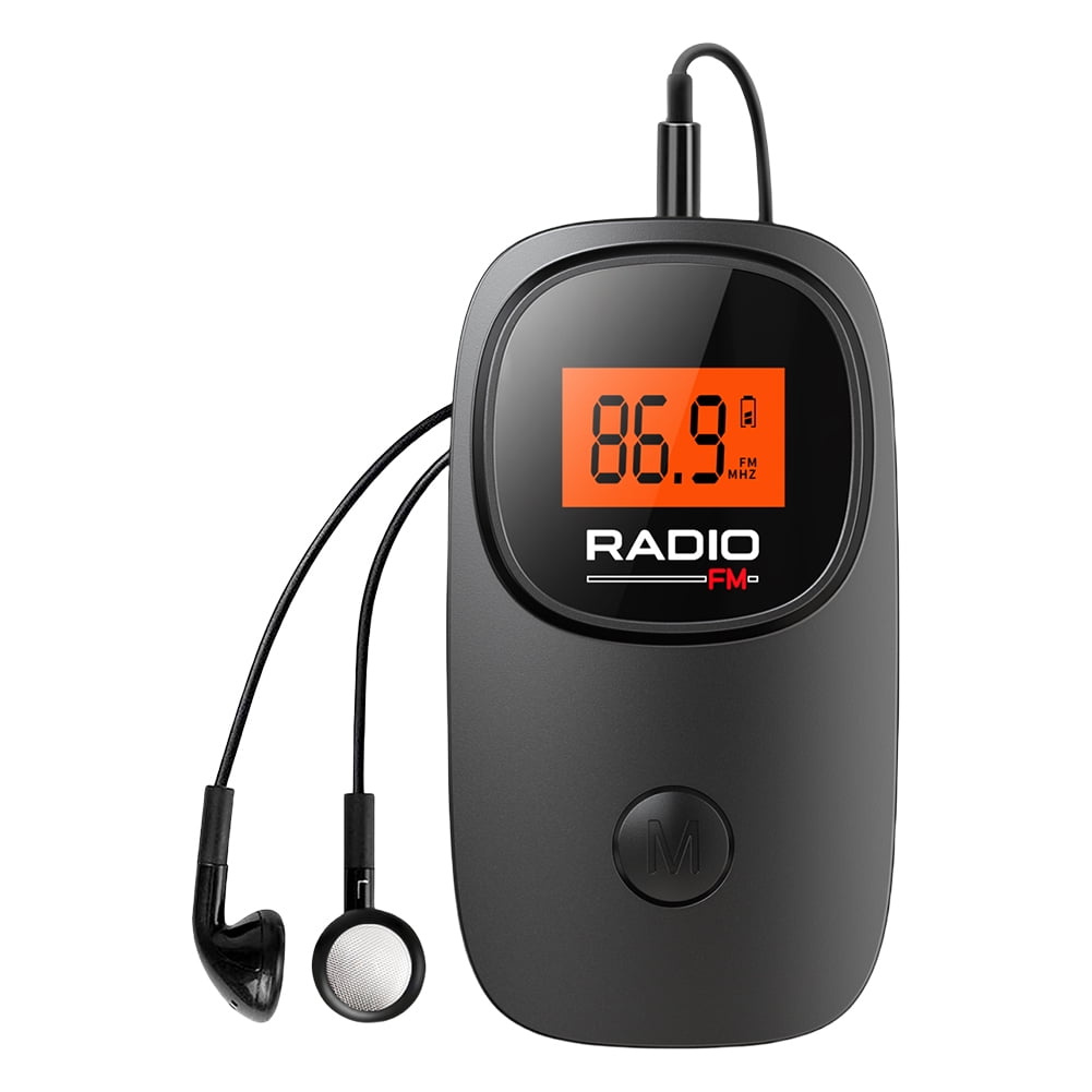 Yiaieng Portable Radio Digital Tuning Fm Radio with Earphone Mini Radio ...
