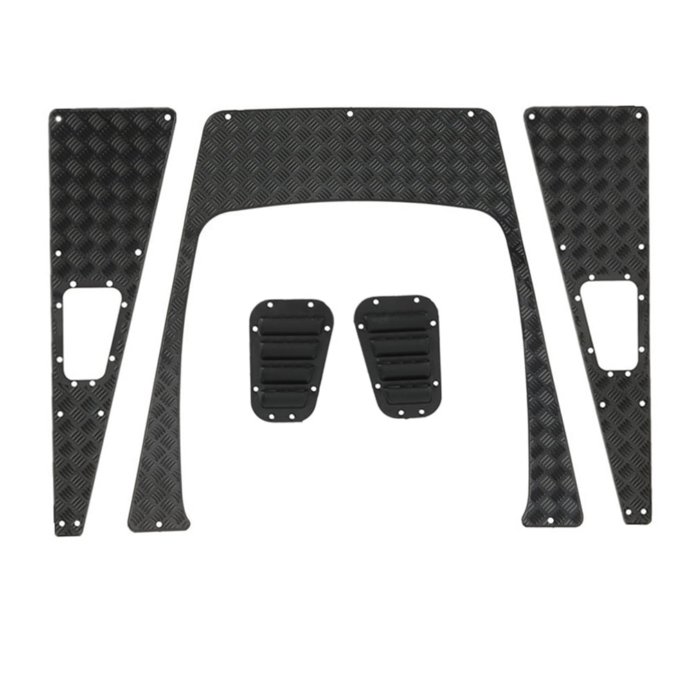 Yiaieng RC Crawler Grille Black Anti-Skid Plate Intake Grille RC Car ...