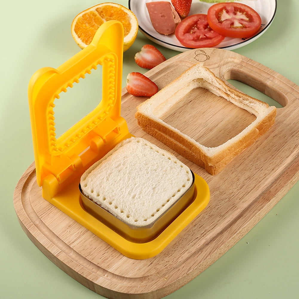 Yiaieng Sandwich Cutter Sealer, Square Sandwich Cutter Sealer Remove ...